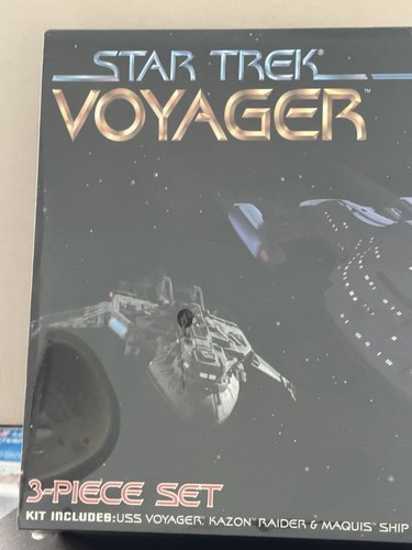 Monogram Star Trek Voyager Kazon Raider Maquis Ship 3 Piece Model Kit ...