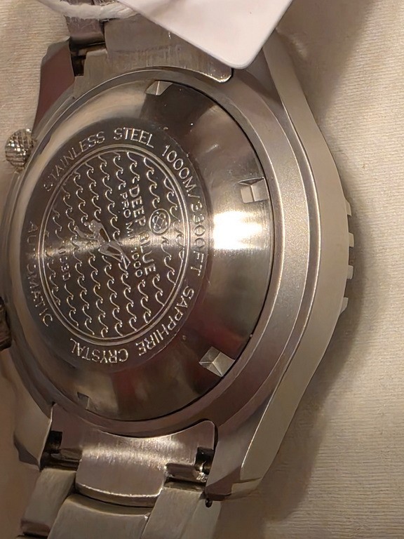 Deep Blue PRO MIL Diver 1000m Black 45mm Sapphire Crystal (#30) (NIB ...