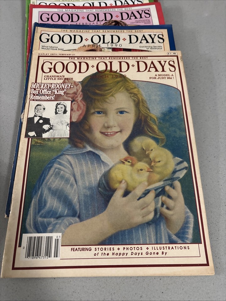 Lot Of 8 Good Old Days Magazines American History Illustrated | eBay