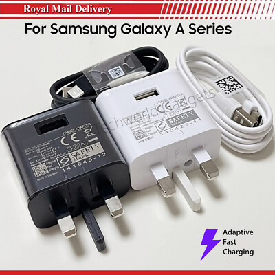 For Samsung Galaxy A Series Phones Fast Charger Adapter & USB Type C ...