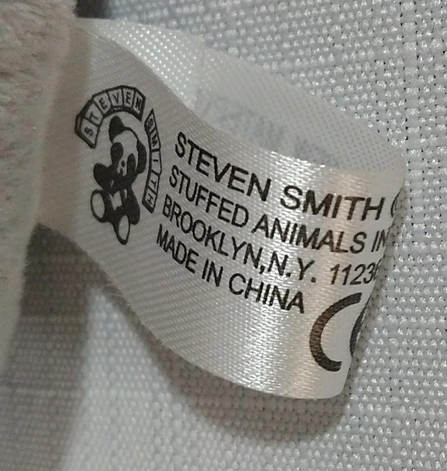 Steven Smith Koala Bear Plush Furry Ears Grey & White. 8" EUC | eBay