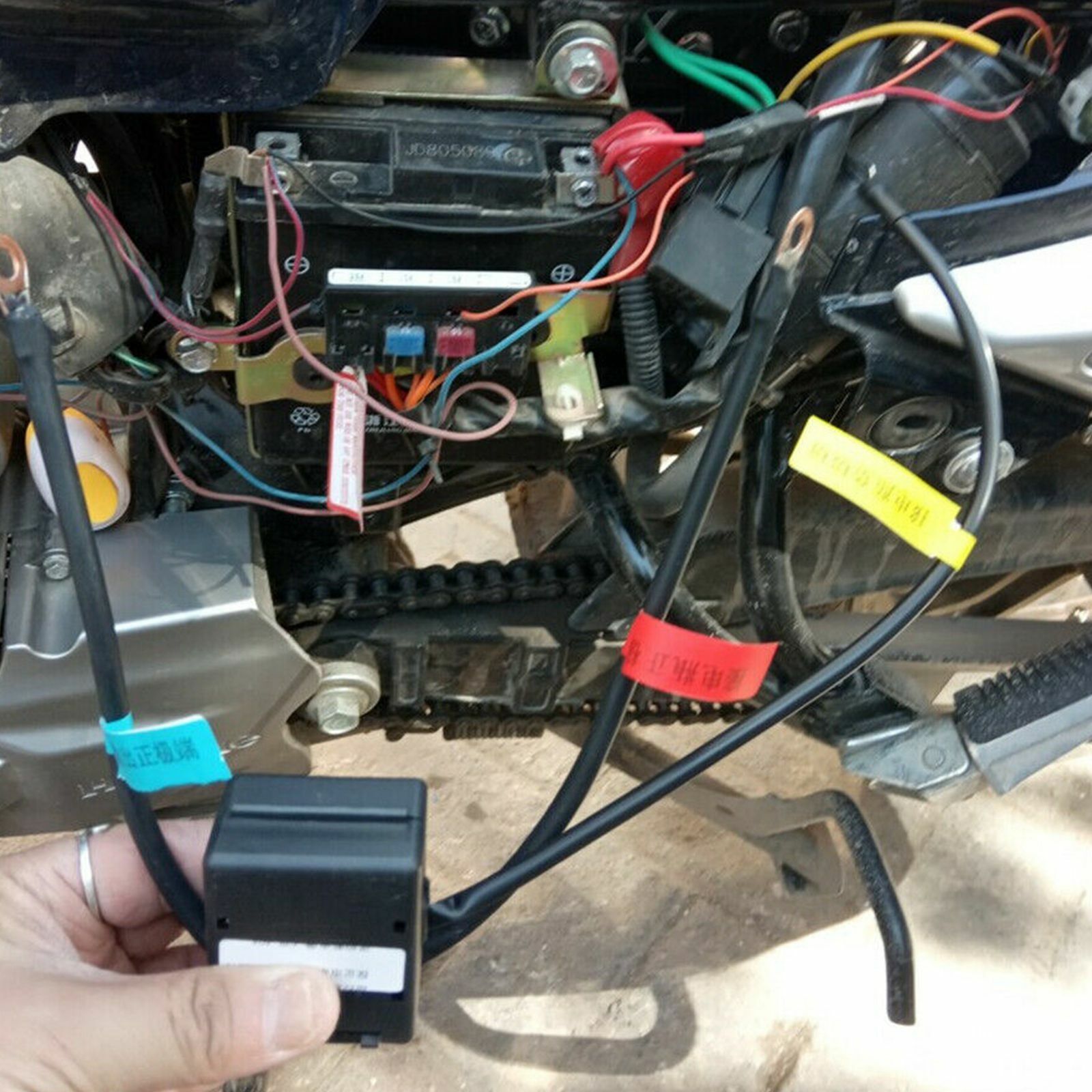 12V Motorcycle Battery Isolator Master Disconnect Power Cut Off Kill ...