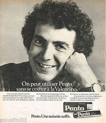 PUBLICITE ADVERTISING 065 1975 PENTO produit pour cheveux | eBay