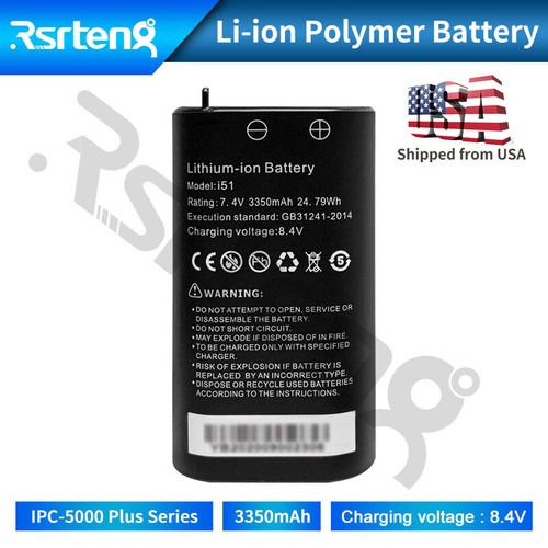 Rsrteng i51 Battery Compatible with IPC-5100 Plus IPC-5200 Plus Camera ...