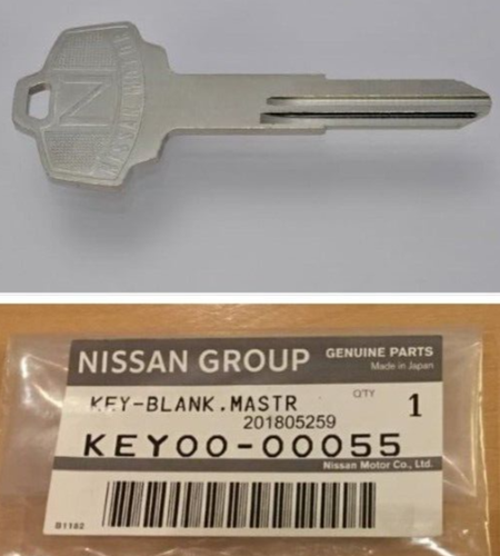 Nissan Genuine OEM Blank Metal Master Spare Key KEY00-00055 | eBay