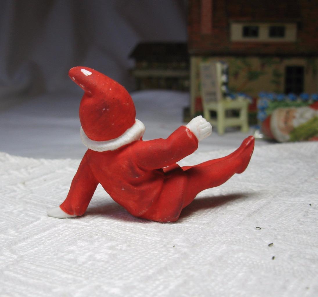 Rolling Elf Bisque Germany Snow Baby c1910 Vintage Christmas Holiday ...