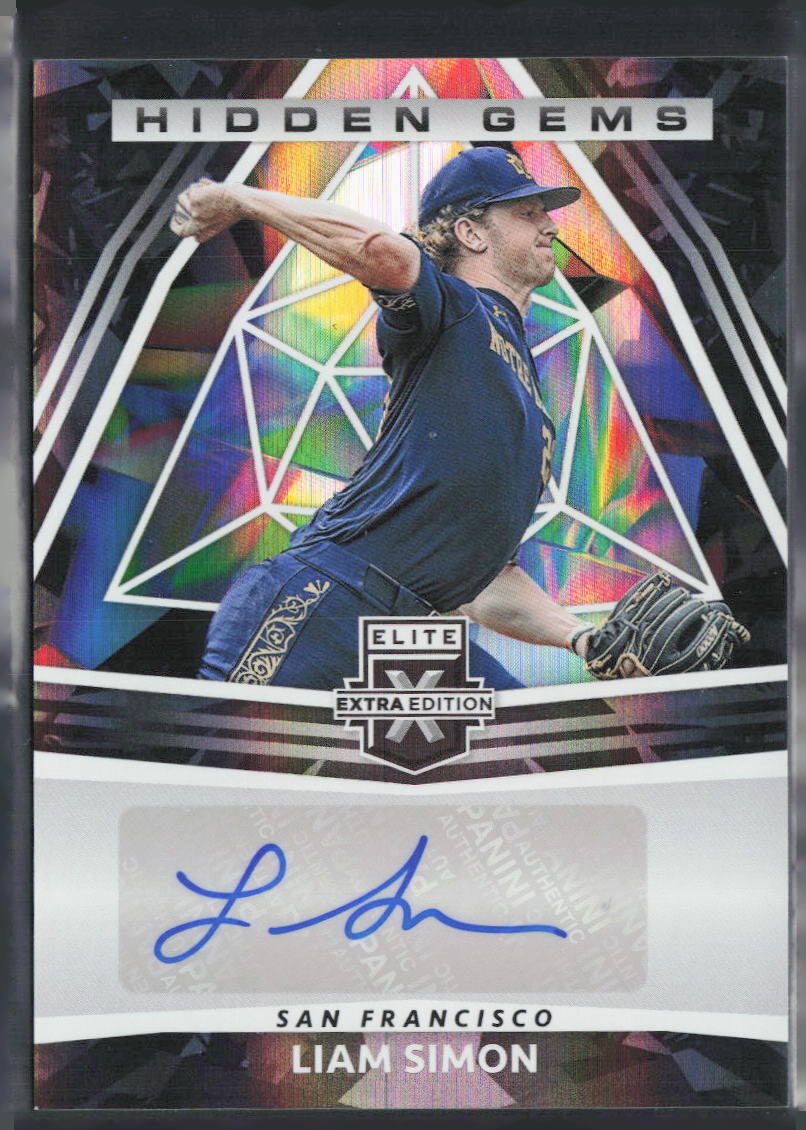 2022 Panini Elite Extra Edition Liam Simon Hidden Gems Signatures Black Auto | eBay