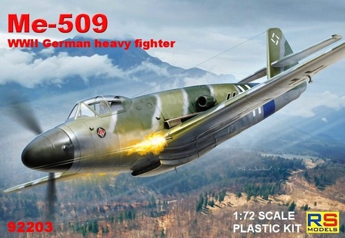 92203RS Models Messerschmitt Me 509 Luftwaffe fighter, Plastic model ...