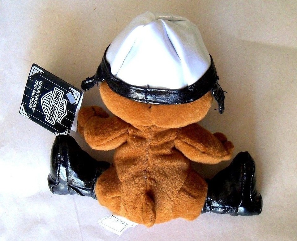Harley-Davidson Motorcycle--- Plush Biker Bear "BIG TWIN"--- With Tags ...