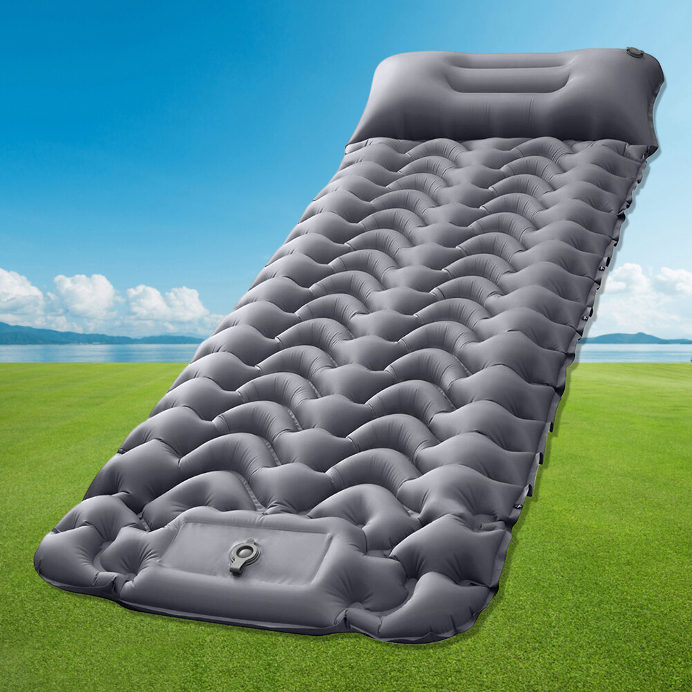 Inflatable Sleeping Pad Self-rebound Foldable Camping Air Mattresses ...