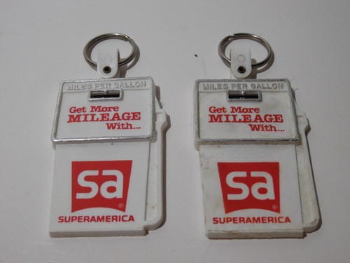 Vintage SuperAmerica Super Gas Station MILES PER GALLON Calculator Pump ...