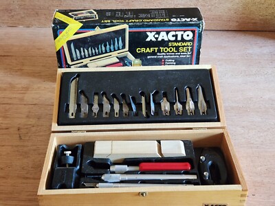 X-ACTO X5091 Craft Tool Set Knives Sander Plane Stripper Blades RUSTY ...
