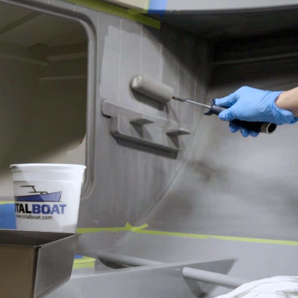 Totalboat Marine Topside Boat Paint Primer For Fiberglass And Wood, Wh ...