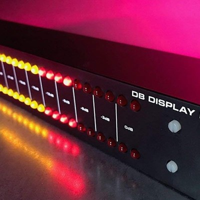 LED Dual Analog Stereo Sound Level Meter Music Spectrum Audio Dot ...