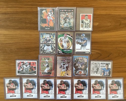 (18) Card Football Card Lot | eBay