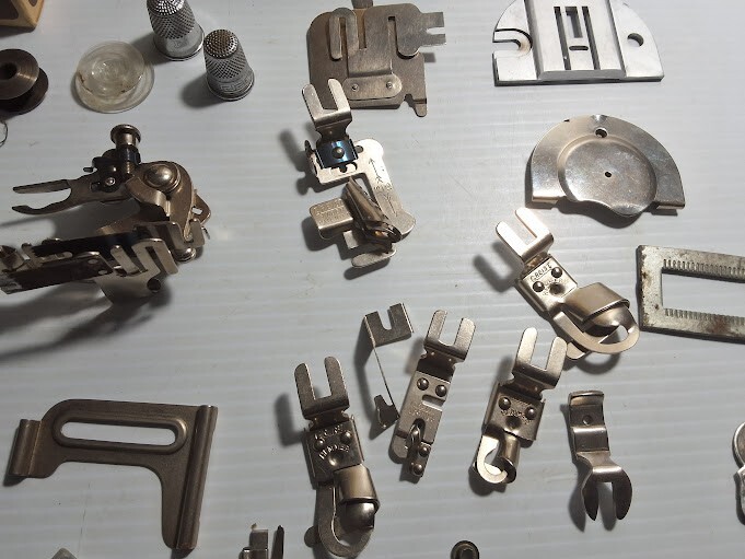 Vintage Singer Sewing Machine Attachments with Singer Box's | eBay