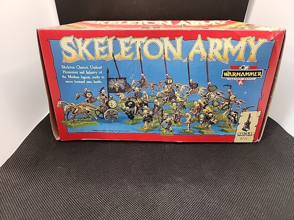Oldhammer Warhammer Undead Skeleton Army Boxed Set OOP | eBay