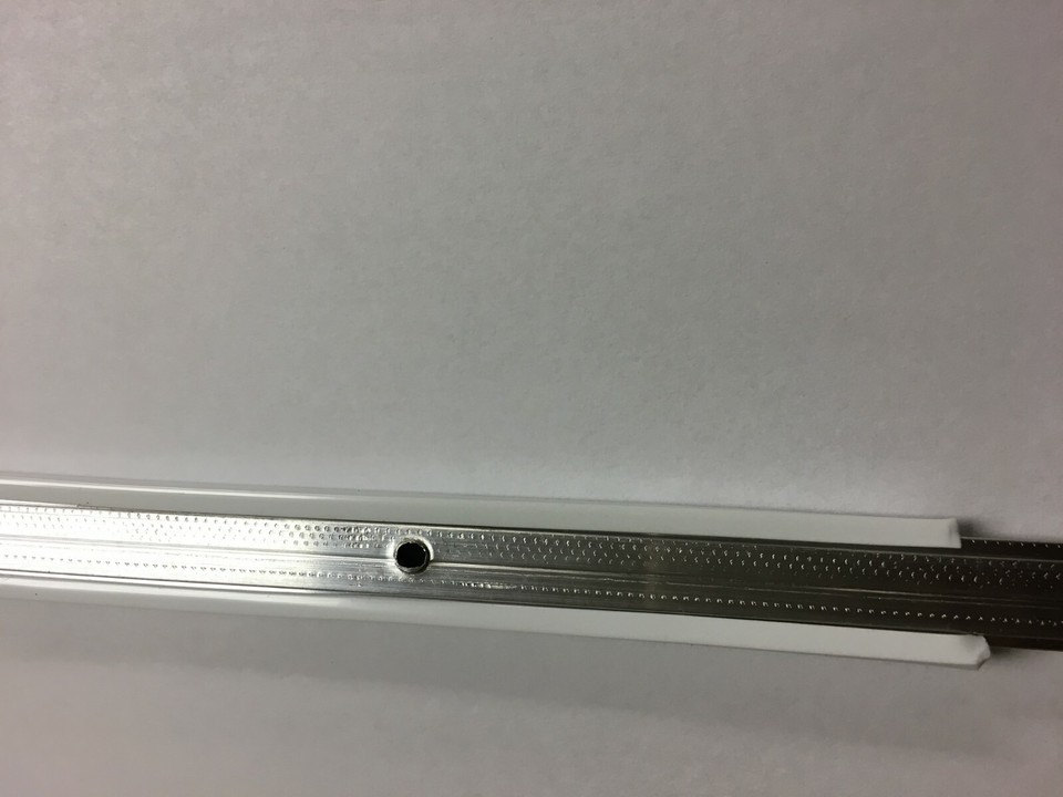 300 Feet White No Leg RV Vinyl Trim Molding Screw Cover Fits 5/8" Small ...