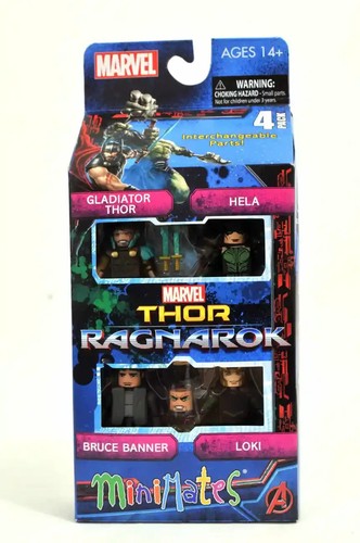 Diamond Select Marvel Minimates Thor Ragnarok Thor Hela Bruce Banner ...