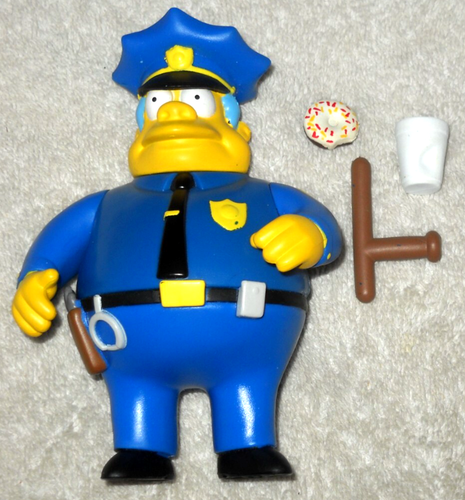 The Simpsons - Chief Wiggum - 100% complete (Playmates) | eBay