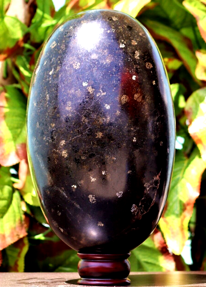 260MM Nuummite Coppernite Stone Healing Chakra Balance Gemstone ...