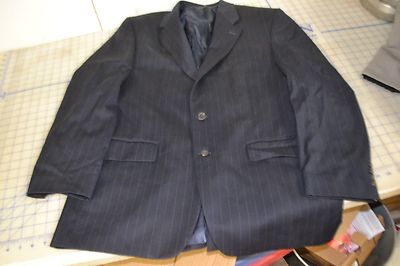 *mens jacket woolmark pure wool size 42R ralph lauren dark blue w ...