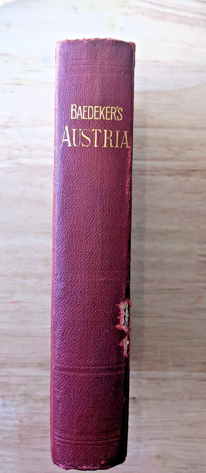 Baedeker Travel Guide: Austria 1929 | eBay