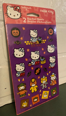 NEW Vintage HELLO KITTY (Halloween) Stickers American Greetings | eBay