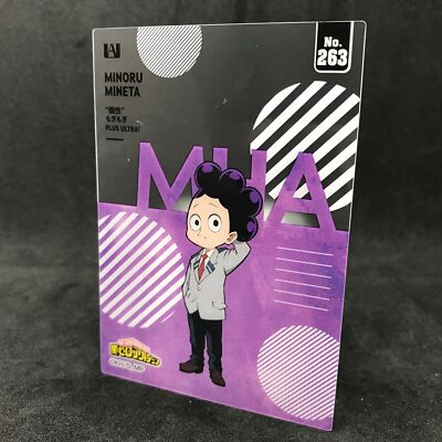 My Hero Academia MINORU MINETA No.263 Japanese Collectable Clear Card ...