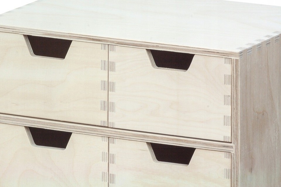 Wooden Drawer - Box Desktop Office Desk Storage Decoupage Unpainted 11 ...