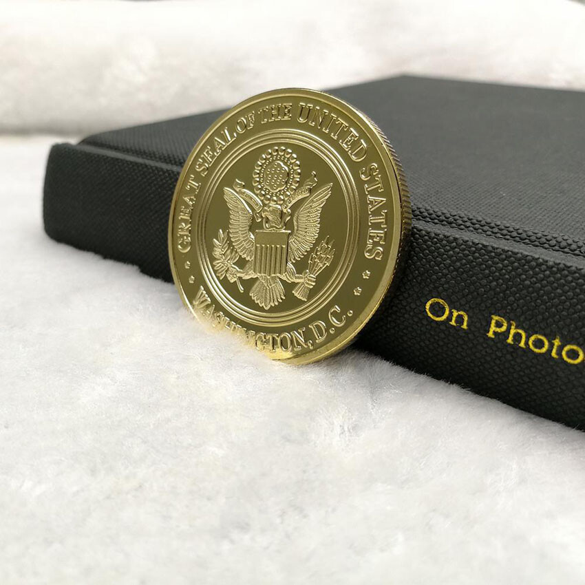 100PCS U.S.A Marine Corps Semper Fidelis Challenge Coin Militaria ...