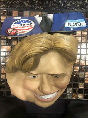 NWT Hillary Clinton Halloween Mask Full Rubber Head New Presidential ...