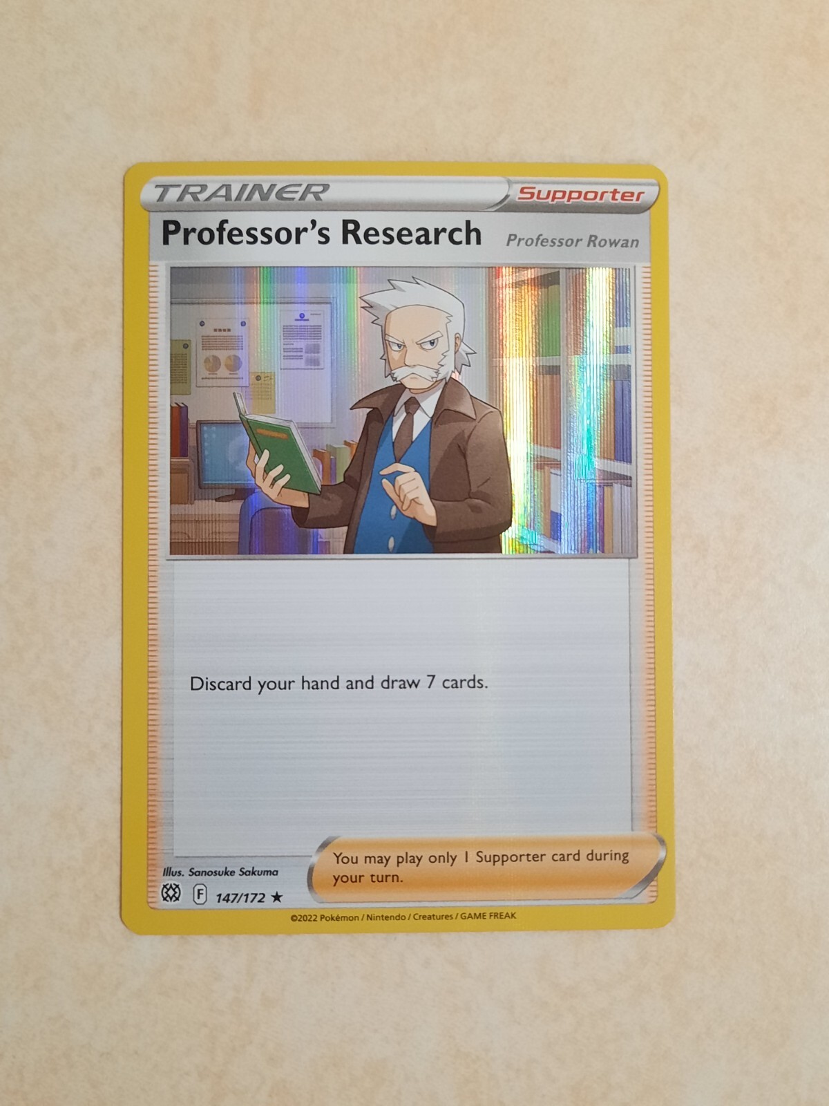 Professor's Research 147/172 Brilliant Stars (Holo Rare) Pokémon Card ...
