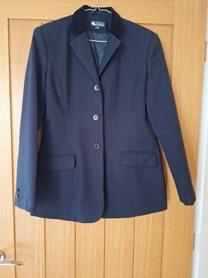 Dublin Navy Show Jacket with Velvet Collar 10/26, 32" Chest | eBay UK
