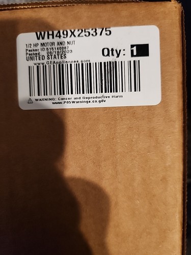 New Genuine OEM GE Washer Drive Motor WH49X25375 | eBay