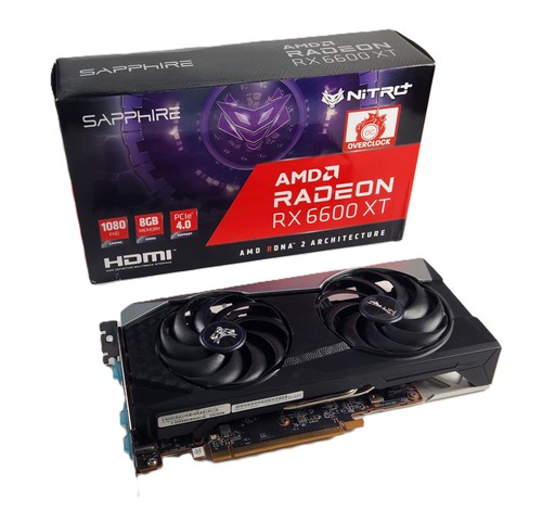 Asus Dual Radeon RX 6600 XT OC Edition Graphics Card - USED with BOX | eBay