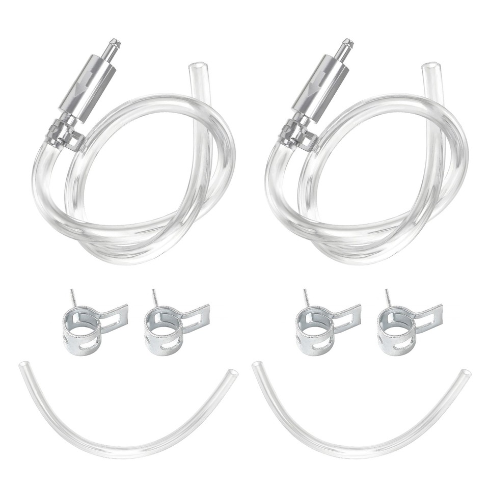 2 PCS Brake Bleeder Hose One Way Check Valve Tube Bleeding Tool Kit ...