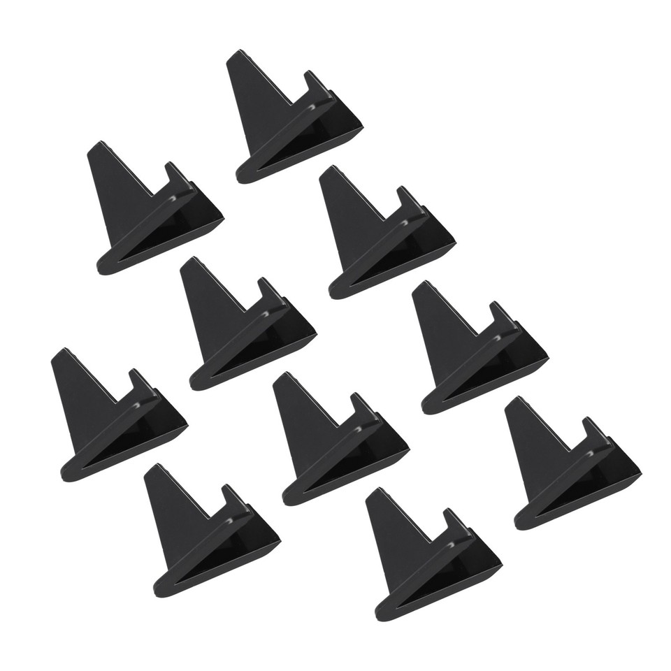 10PCS Black Acrylic Coin Display Stand Triangle Shape for Collectibles ...