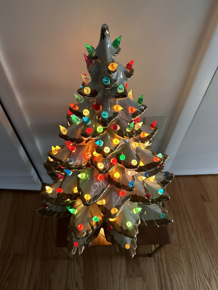 Vintage Ceramic Christmas Tree 80’s Atlantic Mold | eBay