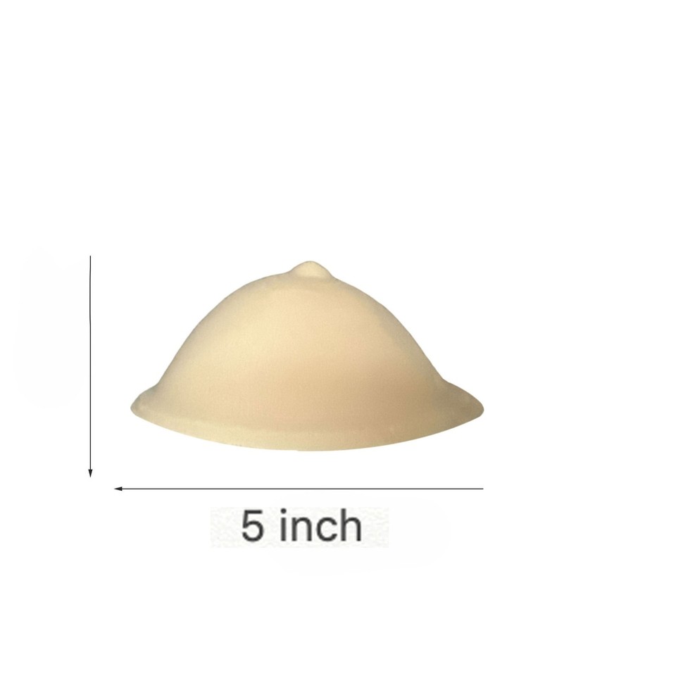 Fullness Lightweight Foam Breast Forms Breast Enhancer with Nipples ...