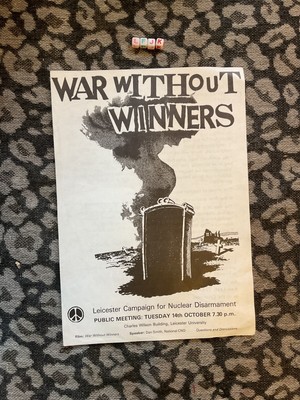 Rare Original , Pacifist , Flyer POSTER, Peace Antiwar Etc , WRI CND ...
