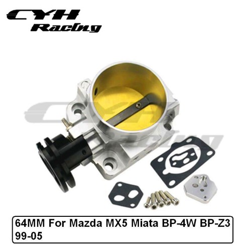64MM Aluminum Intake Throttle Body For Mazda MX5 Miata BP-4W BP-Z3 99 ...