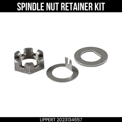 Lippert 1 Inch D-Flat Spindle Nut Retainer Kit for Trailer Axles ...