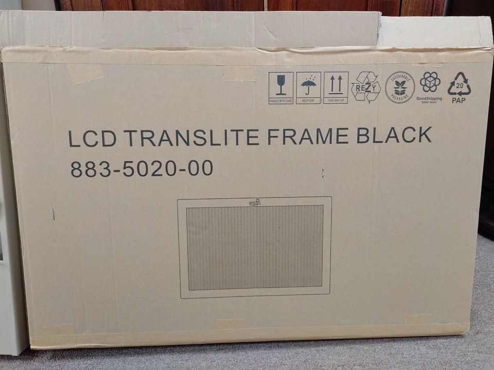 Stern LED Translite Frame Black 883-5020-00 Spike 2 (LCD Game Display ...
