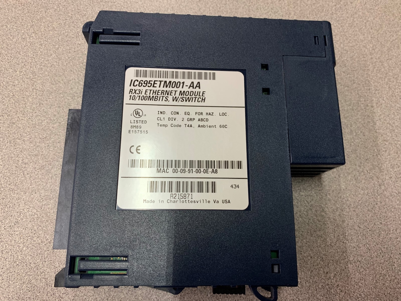 NEW NO BOX GENERAL ELECTRIC MODULE IC695ETM001-AA | eBay