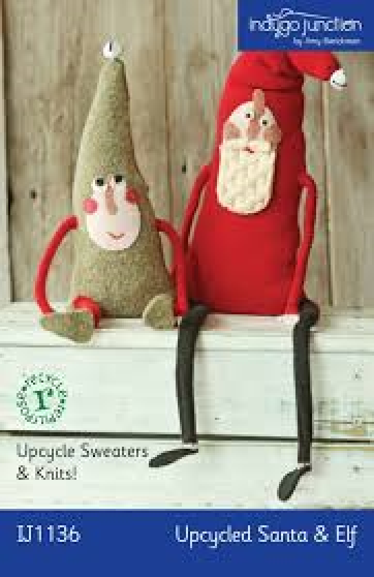 Indygo Junction Patterns UPCYCLED SANTA N ELF QUILT PATTERN | eBay