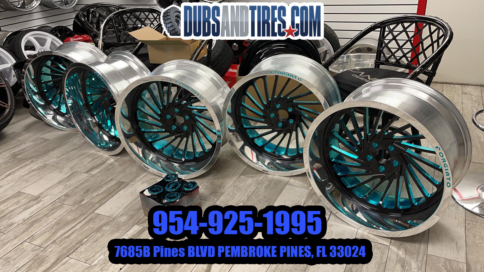24 Inch 24x12 Forgiato Rims Ventoso wheels BP 5x127 Tires: 35x12.50R24 ...