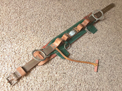 Belts, Straps & Harnesses - Utility Pole Lineman Climbing Safety Belt