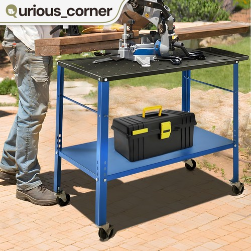 Heavy Duty 36x18" Welding Tabletop Steel Frame Garage Work Bench ...
