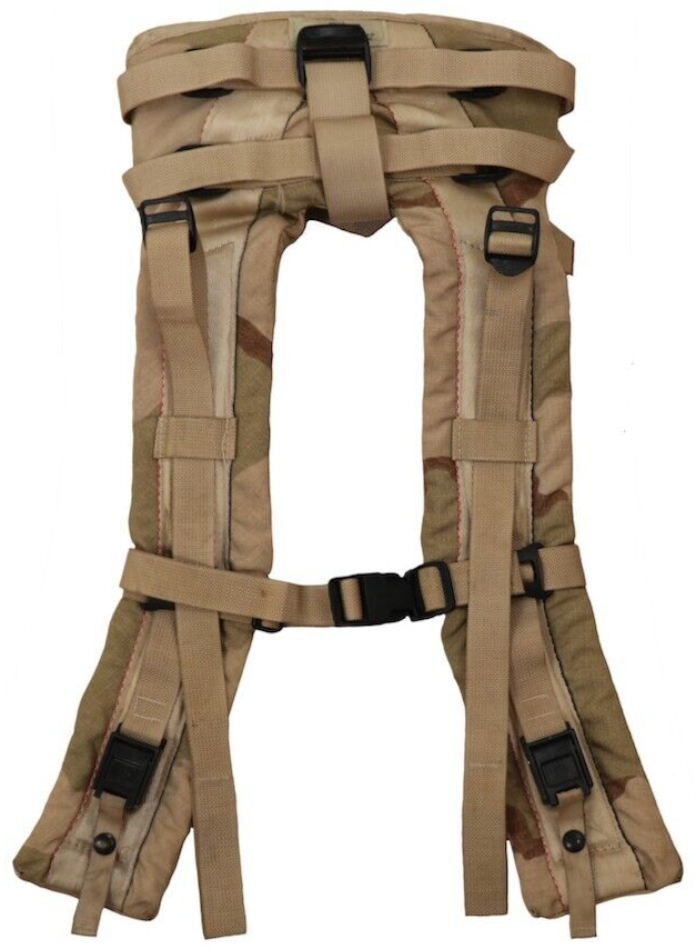 US Molle II Shoulder Straps Large Rucksack Desert 3 Color DCU Military ...